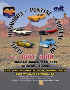 BOPC & GMC Car Show - Arizona Car Culture