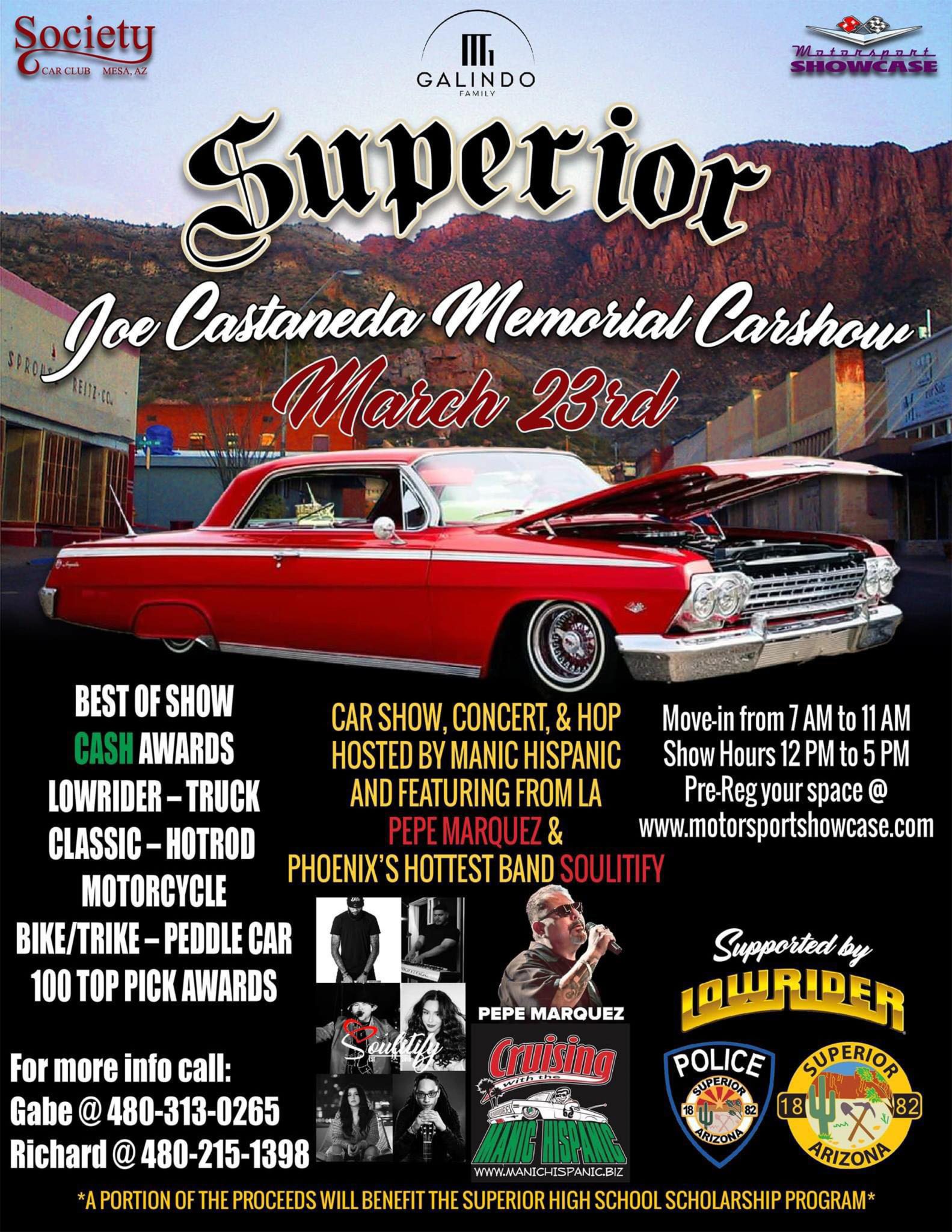 Superior Joe Castaneda Memorial Car Show - Arizona Car Culture