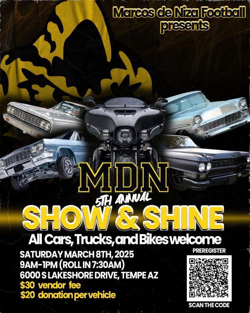 Marcos de Niza Football Show & Shine - Arizona Car Culture